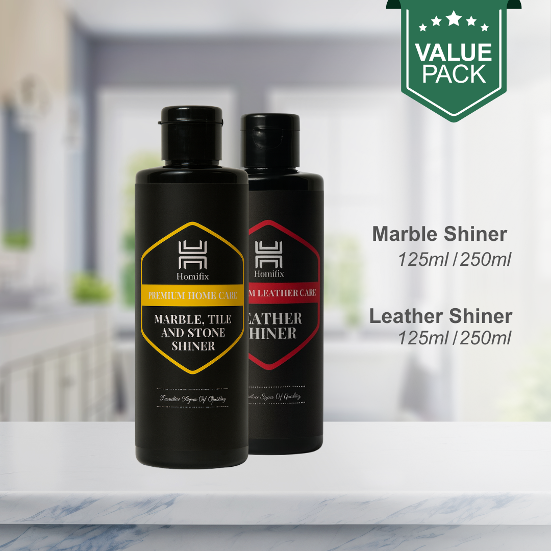 Value Pack 2 | Marble Shiner + Leather Shiner – Homifix
